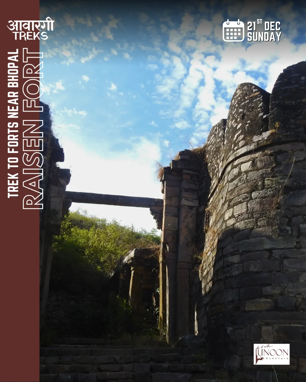 Awaargi Trek near Bhopal | Explore Raisen Fort with Junoon